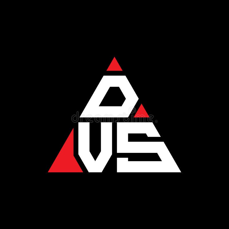 DVS Triangle Letter Logo Design with Triangle Shape. DVS Triangle Logo ...