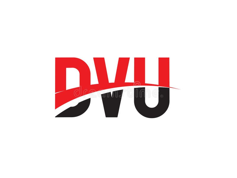DVU Letter Initial Logo Design Vector Illustration Stock Vector ...