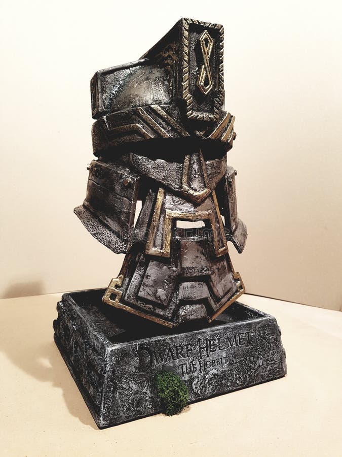 Dwarf Helmet Hobbit 45props Stock Image - Image of helmet, 45props ...