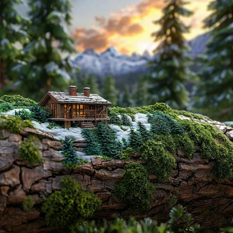 Dwarf house stock photo. Image of jungle, melting, tree - 354474486