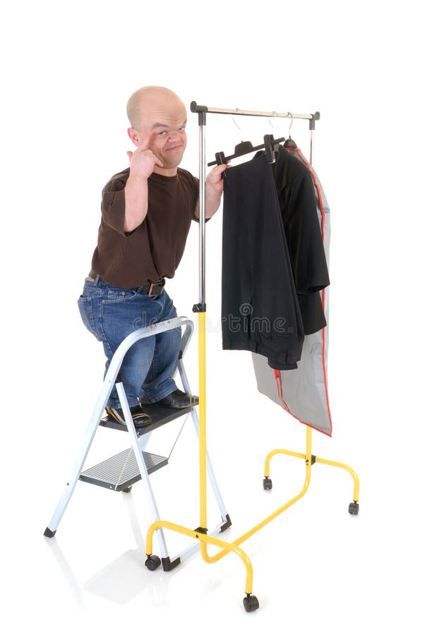 Dwarf, little man stock photo. Image of problem, clothing - 4235362