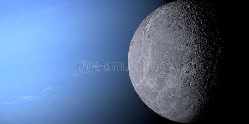 Dwarf Planet 90482 Orcus Orbiting Near Neptune Planet Stock de ...