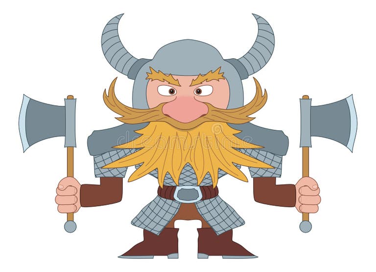 Cartoon Fantasy Dwarf Warrior Stock Illustrations – 400 Cartoon Fantasy ...