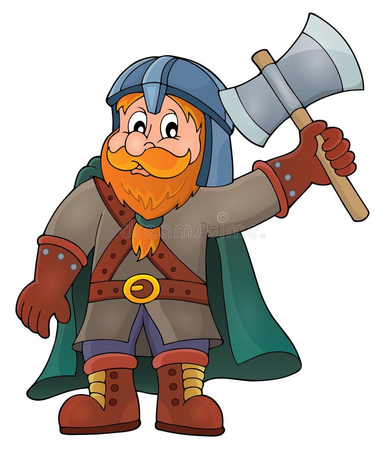 Dwarf Warrior Theme Image 1 Stock Vector - Illustration of clipart ...