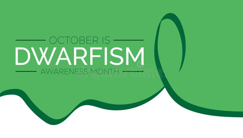 Dwarfism Awareness Month is Observed Every Year on October Stock Vector ...