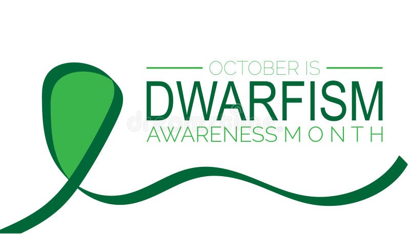 Dwarfism Awareness Month is Observed Every Year on October Stock Vector ...