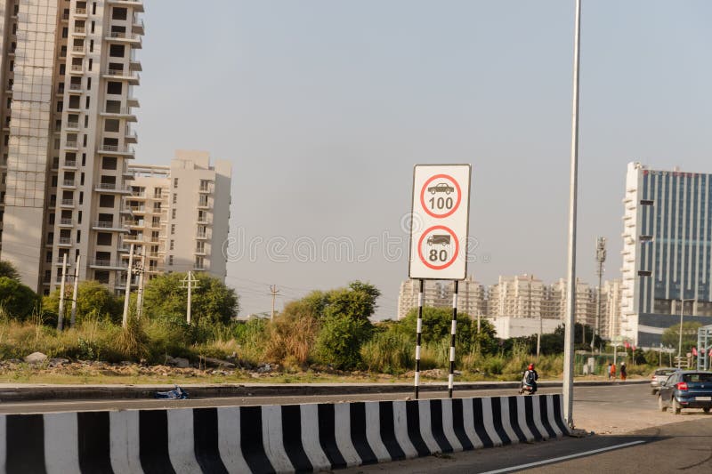 Dwarka Expressway at Gurgaon, Haryana, India Editorial Stock Image ...