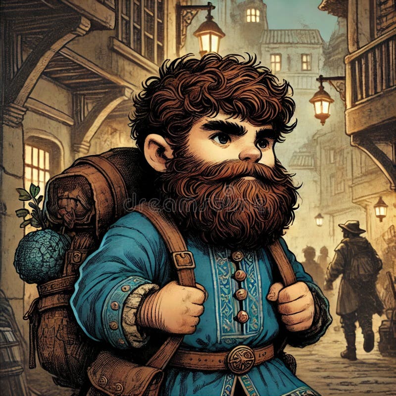 Dwarven Traveler Stock Illustrations – 2 Dwarven Traveler Stock ...
