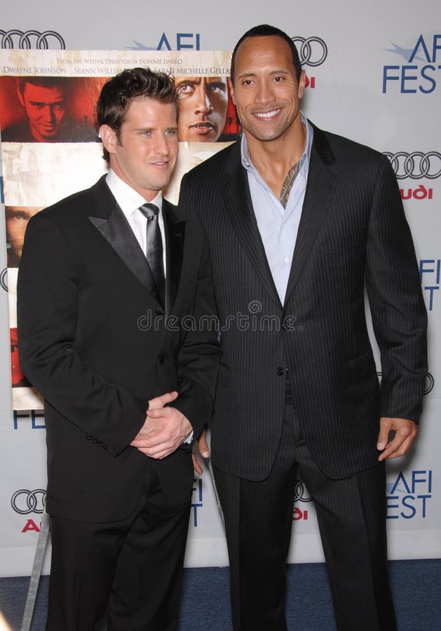Dwayne Johnson, Richard Kelly Editorial Photo - Image of premiere ...