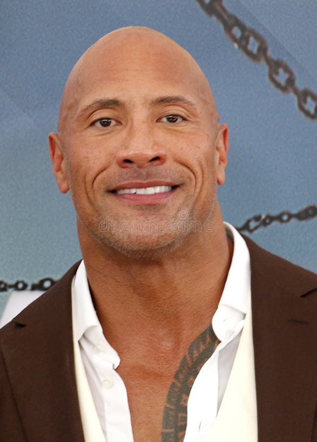 Dwayne Johnson editorial image. Image of held, gala, cinema - 80610530