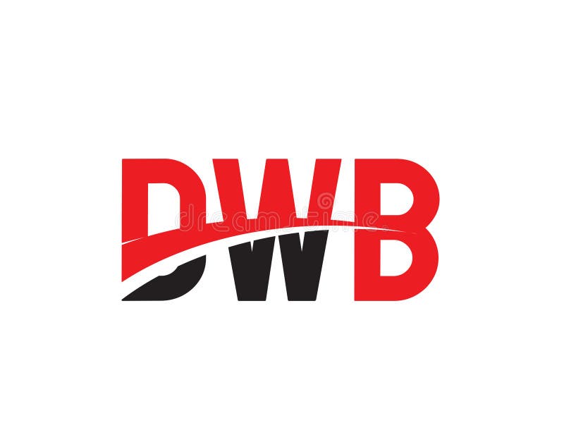 DWB Letter Initial Logo Design Vector Illustration Stock Vector ...