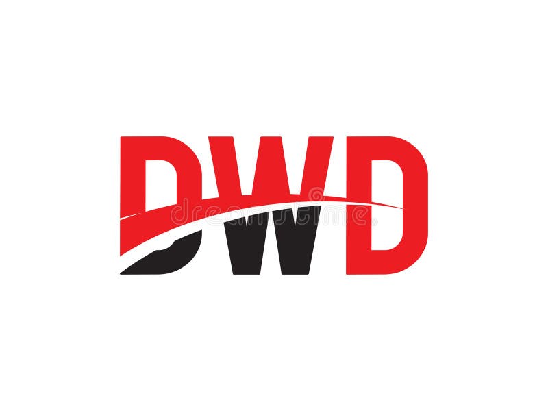 DWD Letter Initial Logo Design Vector Illustration Stock Vector ...