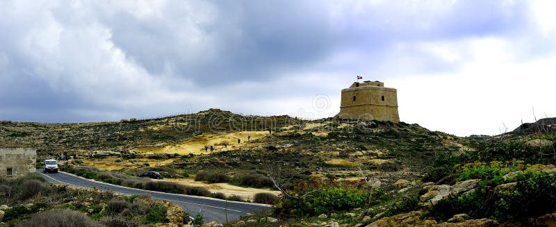 The Dwejra Tower editorial photo. Image of blue, szerka - 136455756