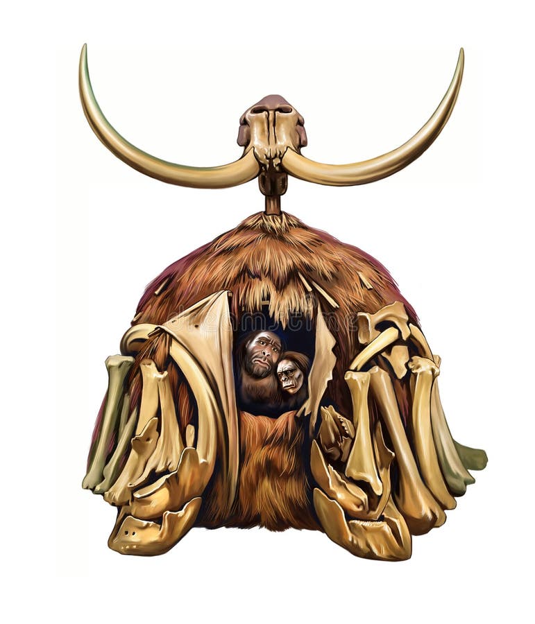 Neanderthal House Stock Illustrations – 318 Neanderthal House Stock ...