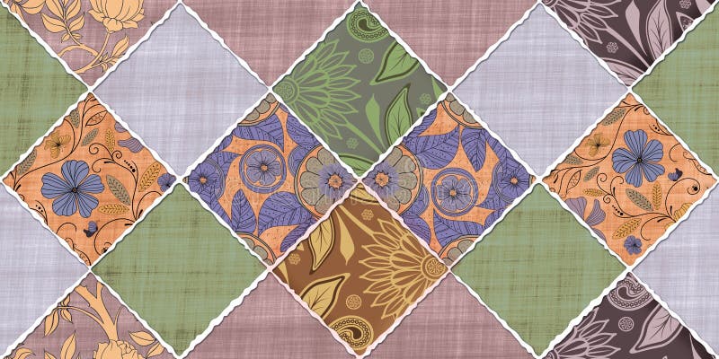 Ceramic Wall Tile Decor with Multi Color Continuous Joint Design. Also ...