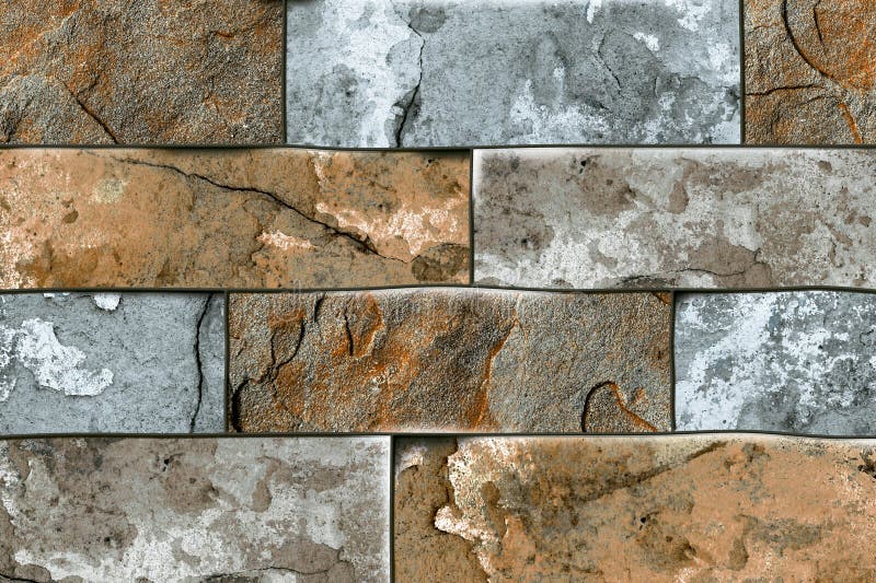 Natural Stone Wall Background, Stone Wall Tiles Design. Stock ...