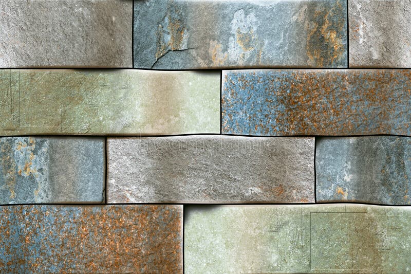 Natural Stone Wall Background, Stone Wall Tiles Design. Stock ...