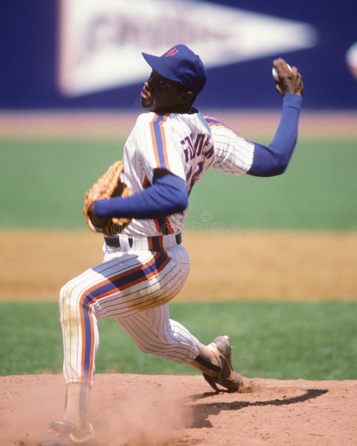Dwight Gooden editorial stock photo. Image of york, slide - 74575183