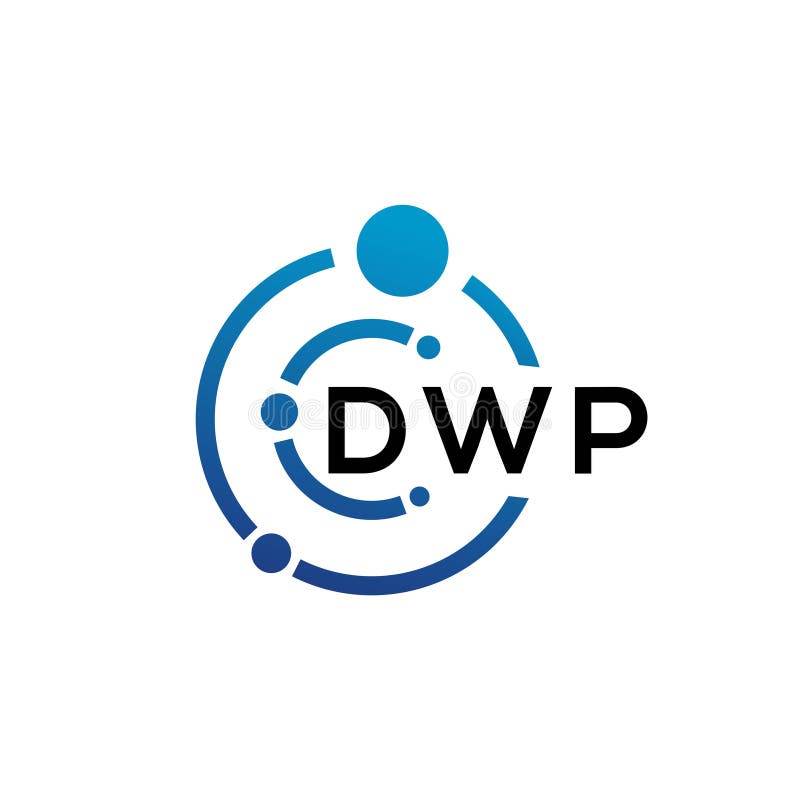 DWP Letter Logo Design on White Background. DWP Creative Initials ...