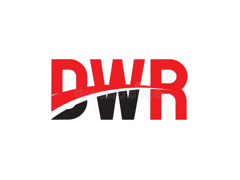 DWR Letter Initial Logo Design Vector Illustration Stock Vector ...