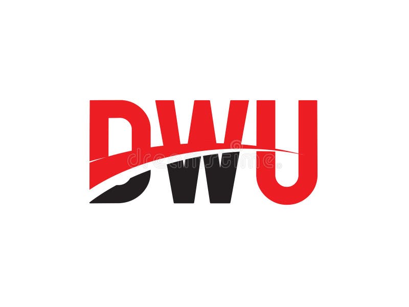 DWU Letter Initial Logo Design Vector Illustration Stock Vector ...