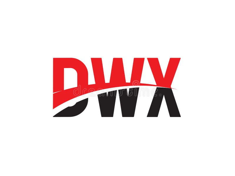 DWX Letter Initial Logo Design Vector Illustration Stock Vector ...