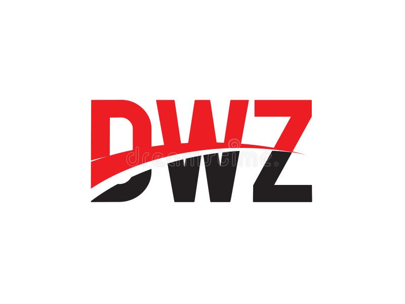 DWZ Letter Initial Logo Design Vector Illustration Stock Vector ...