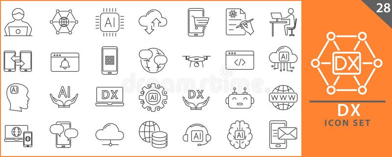 Dx Icons Stock Illustrations – 15 Dx Icons Stock Illustrations, Vectors ...