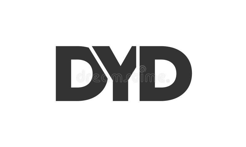 DYD Logo Design Template with Strong and Modern Bold Text. Initial ...