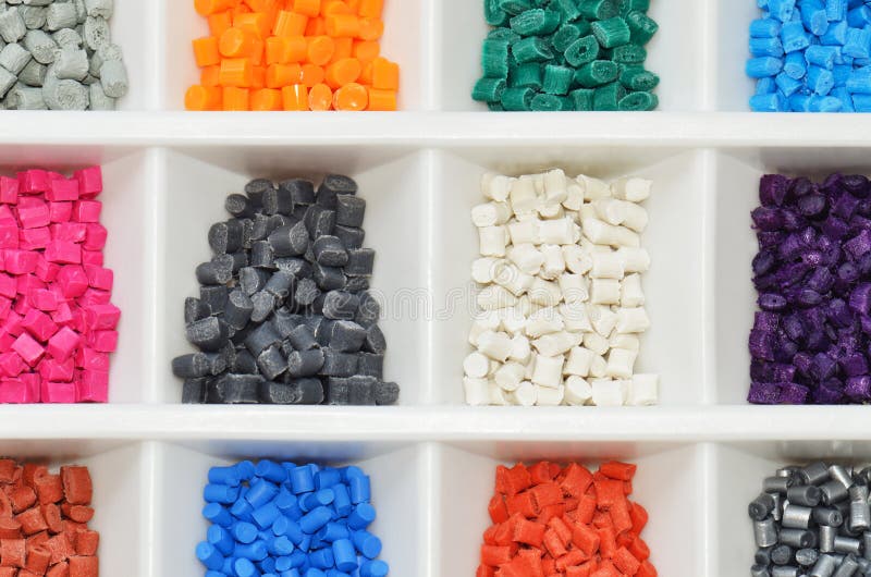 Polymer Grains on a Steel Shee Stock Photo - Image of materials, lines ...