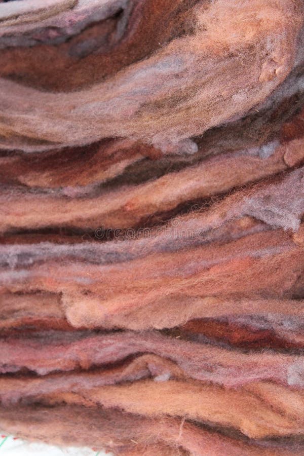 Dyed sheep wool stock image. Image of artist, combing - 85729041