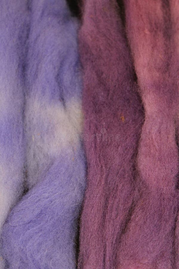 Dyed sheep wool roving stock photo. Image of color, fiber - 86239898