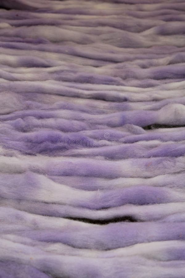 Dyed sheep wool roving stock image. Image of weaver, luster - 86240043