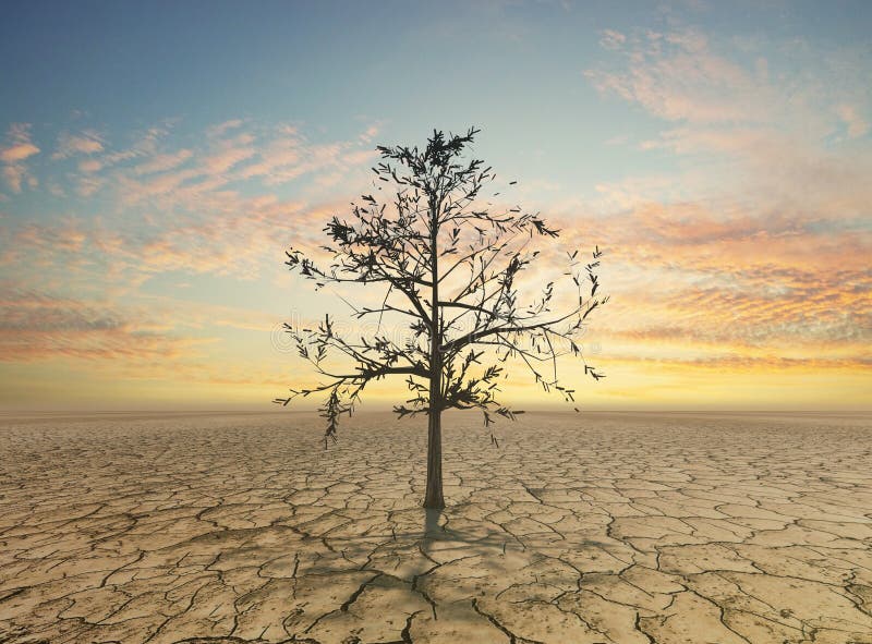 Dying Nature Abstract Ecological Disaster Concept Stock Image - Image ...