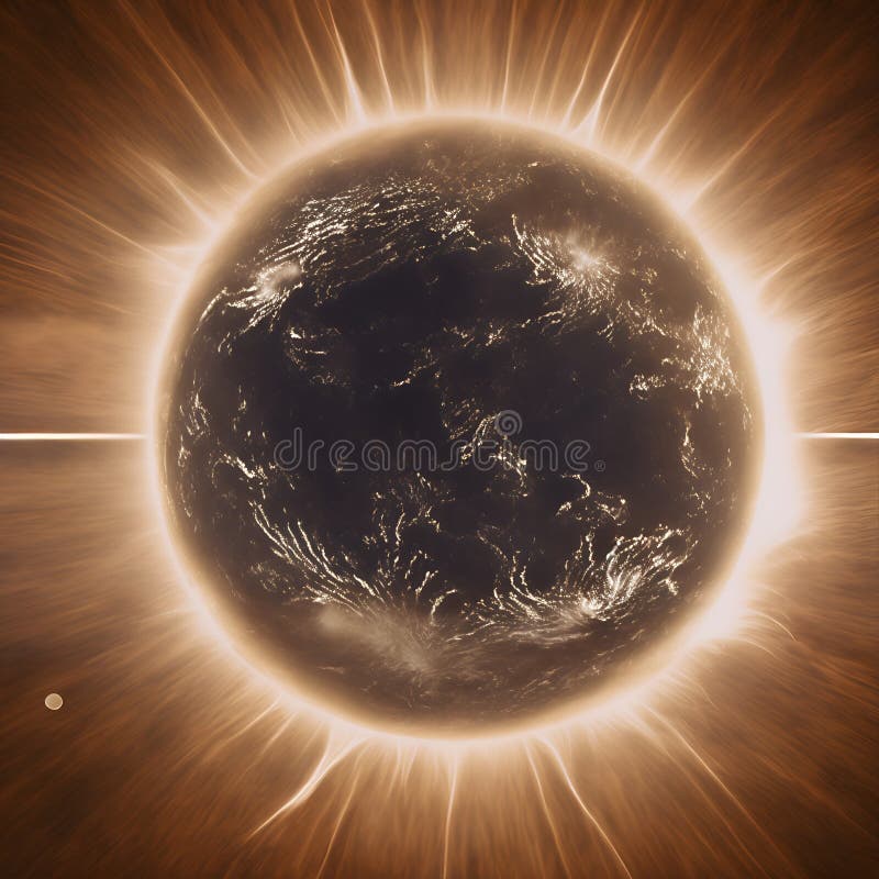 Dying Star Illustration Created with Generative AI Stock Illustration ...