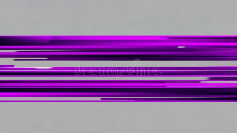Dynamic Abstract Animation of Bright Purple Horizontal Lines on a ...