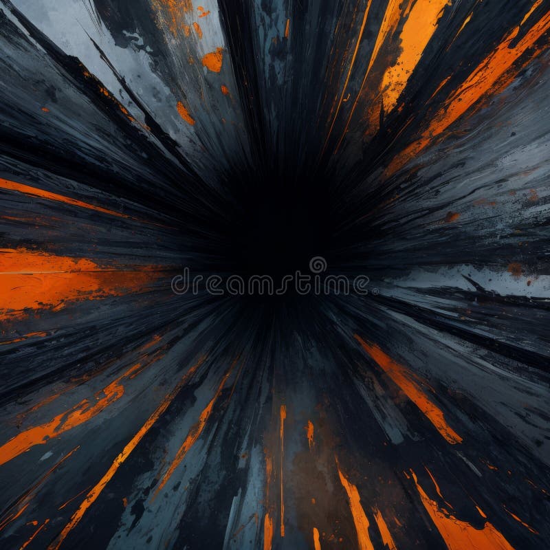 Dynamic Abstract Explosion Colors Bold Black Center Stock Photos - Free ...