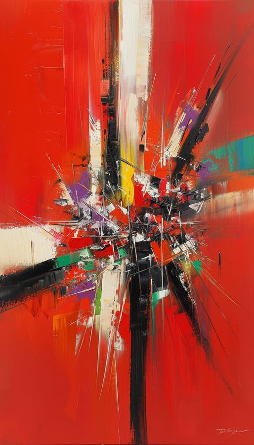 Vibrant and Dramatic Red Cloudscape with Electric Blue Hues Surreal Sky ...