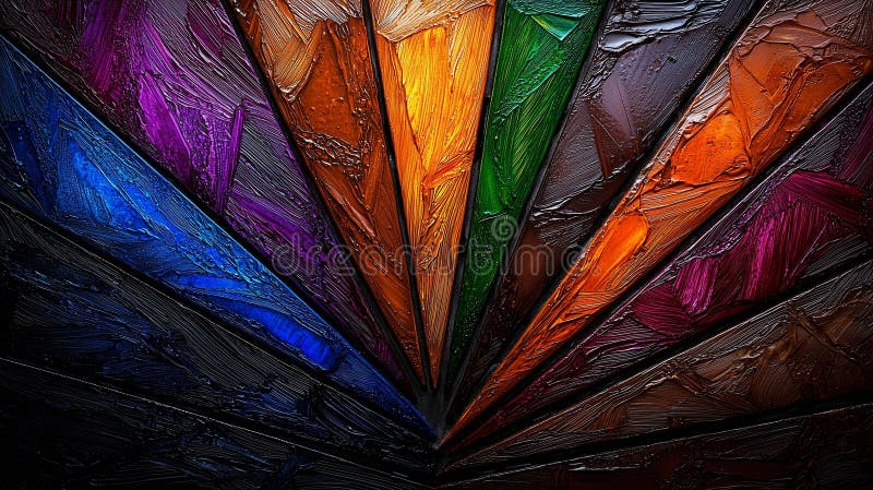 Dynamic Abstract Art with Sharp Geometric Patterns Stock Photo - Image ...