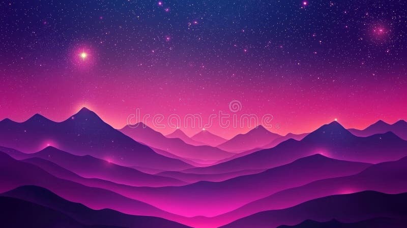 Dynamic Abstract Artwork: a Colorful Dreamscape of Cosmic Pink and Blue ...