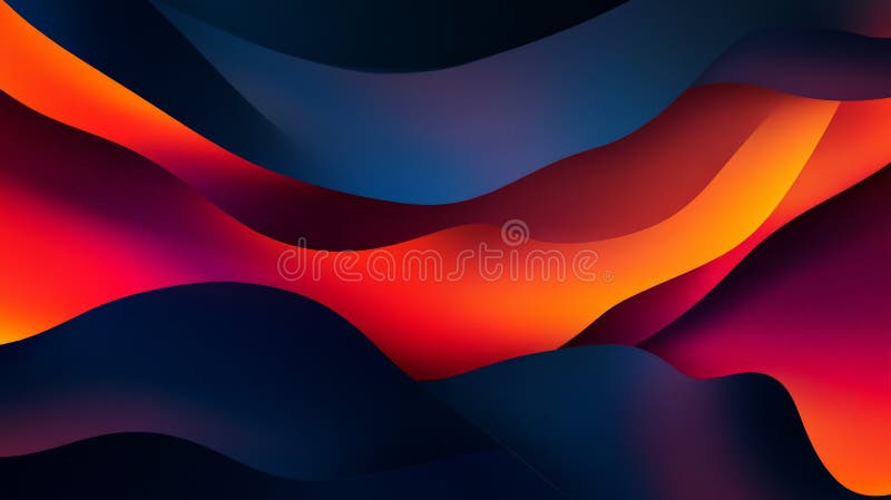 Dynamic Abstract Background with Bold Gradients of Rich Crimson, Navy ...