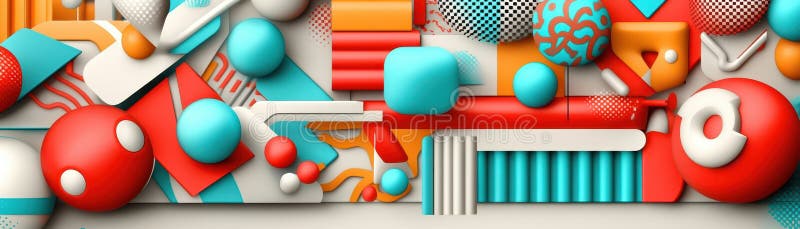 Dynamic Abstract Background with Colorful Shapes and Visual Appeal ...