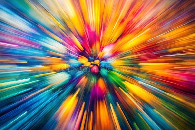 Zoom Effect Blur Motion Colors Abstract for Background Stock ...