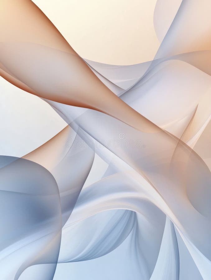 Dynamic Abstract Background with Curving Layers in Soft Neutral Pastel ...
