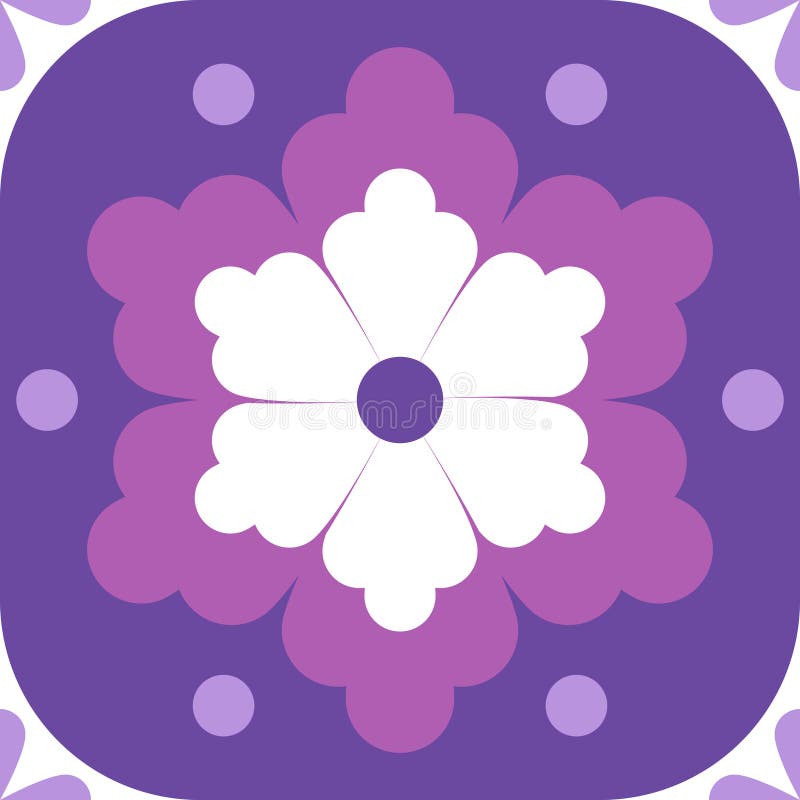 Abstract Geometric Patterns in Shades of Purple, Vector Background ...