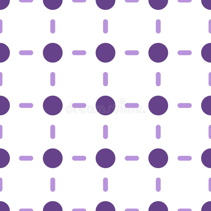 Abstract Geometric Patterns in Shades of Purple, Modern Vector ...