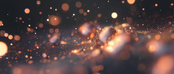 Dynamic Abstract Background Featuring Glowing Particles and 3D Data ...