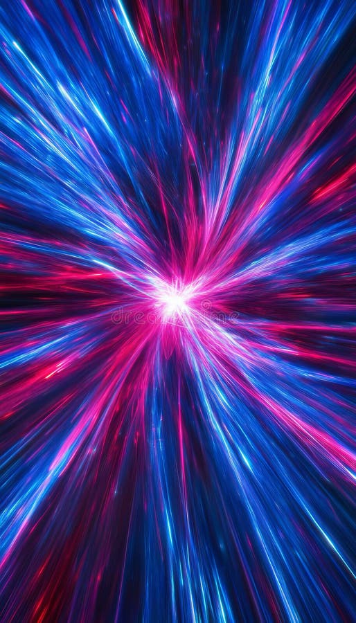 Dynamic Abstract Background Featuring Light Trails in Blue and Red ...