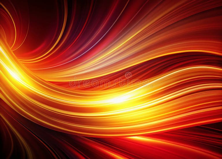 Dynamic Abstract Background Featuring Long Exposure Red and Yellow ...