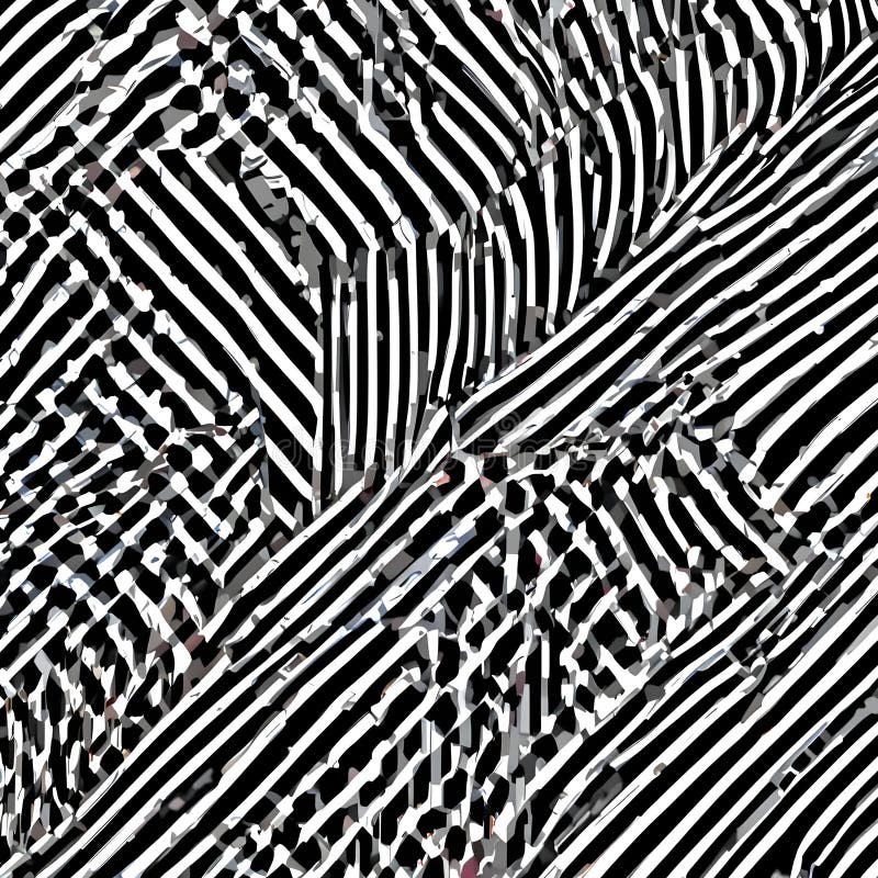 Abstract Black Chevron Pattern with Oblique Diagonal Stripe Wave Design ...